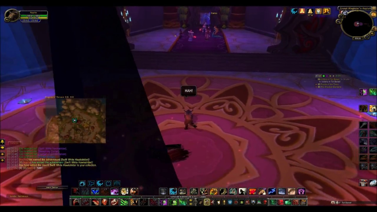 World of Warcraft - [Swift White Hawkstrider] Drop - YouTube