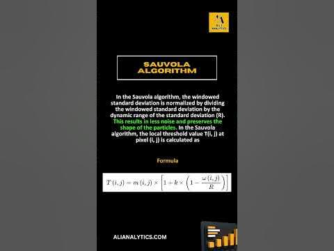 Local Thresholding in Computer Vision! - YouTube