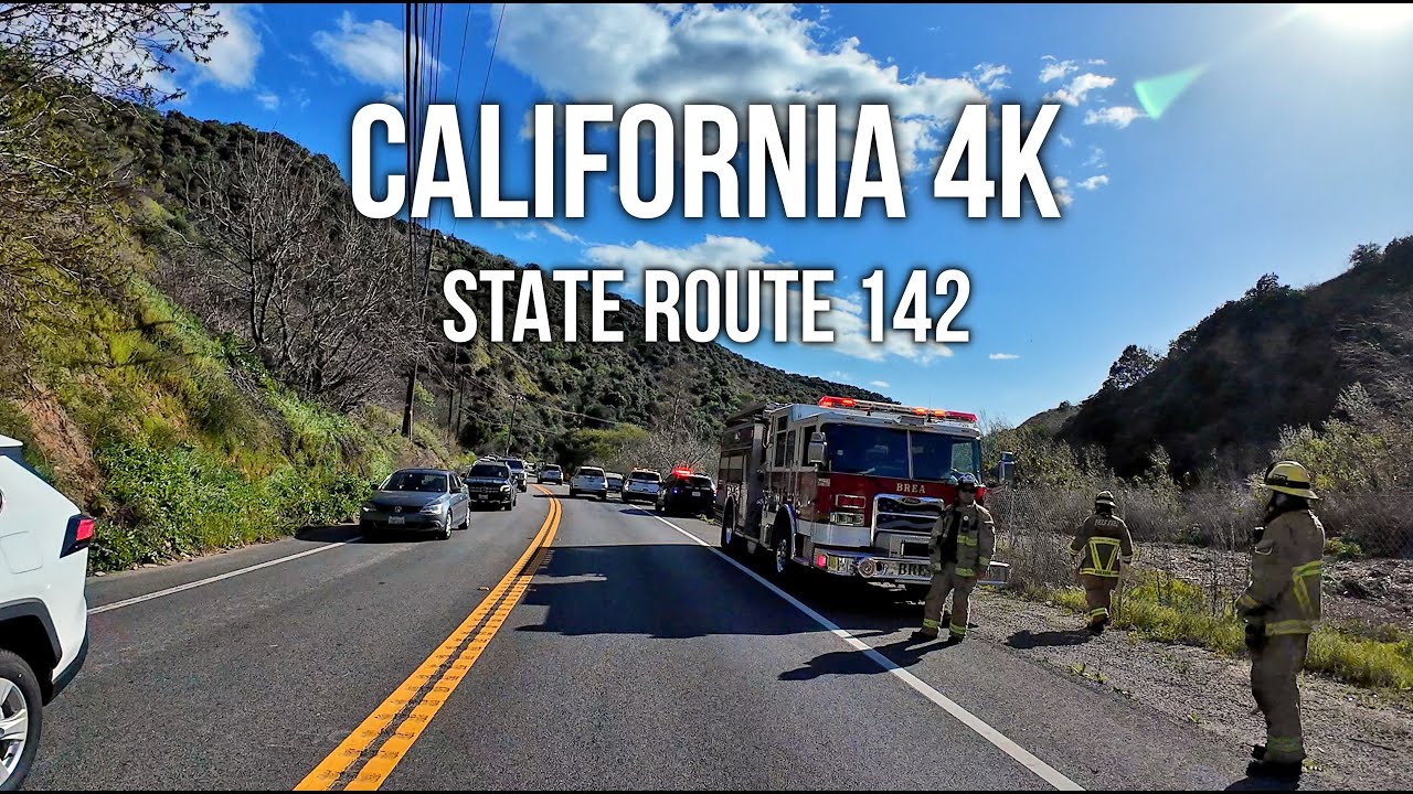 Chino Hills in California, State Route 142 | ASMR 4K Relaxing Driving ...