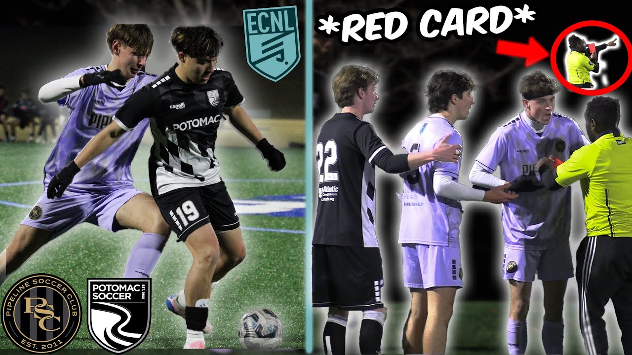 *RED CARD* ECNL PIPELINE VS POTOMAC!! - YouTube