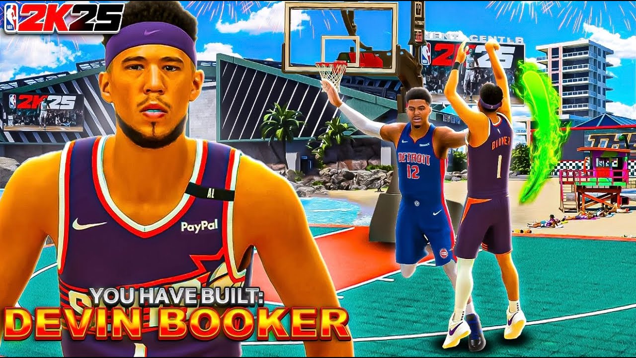 This 6'6 Devin Booker Build With 99 MID RANGE AND 99 SPEED Is an ...