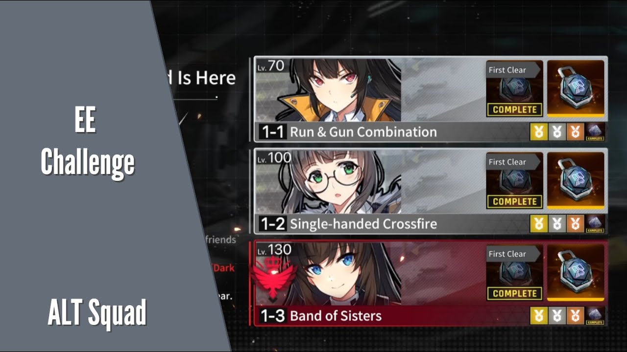 Counter:Side Global - ALT Squad EE Challenge (Auto Speedrun) - YouTube