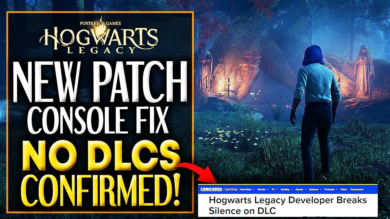 Hogwarts Legacy NO DLC'S CONFIRMED - NEW CONSOLE UPDATE & PATCH - YouTube