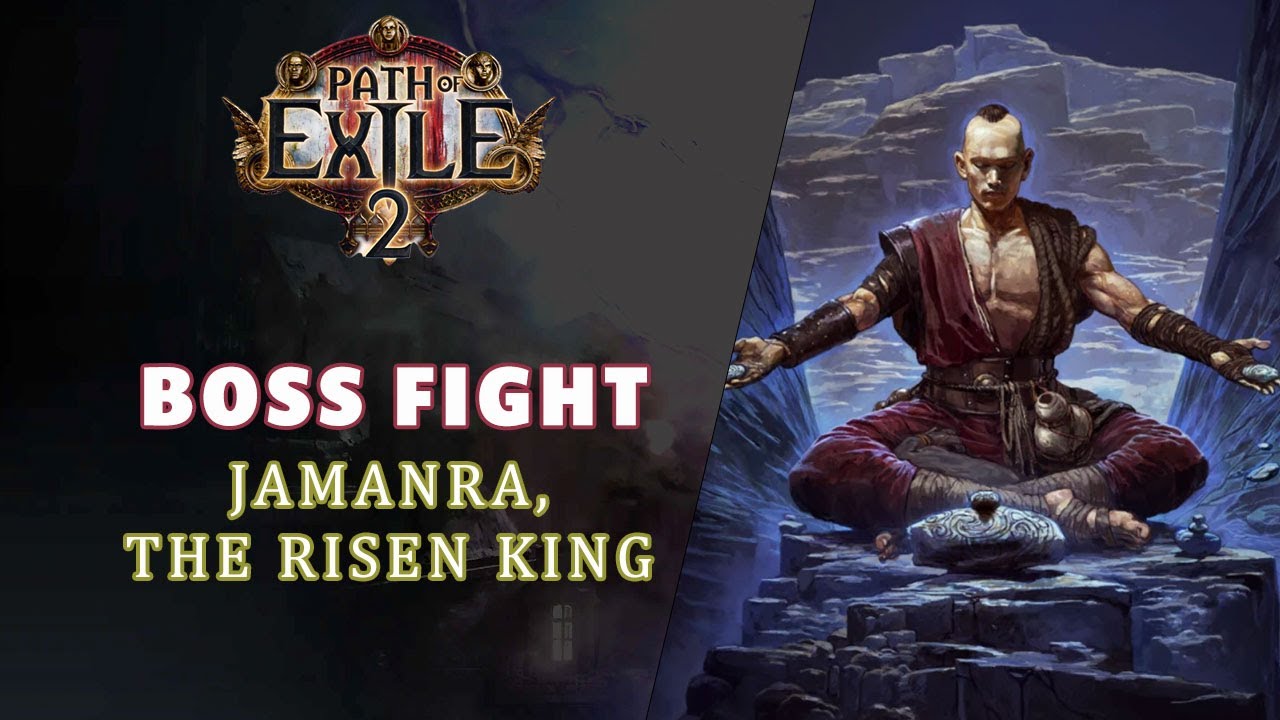 Path of Exile 2 - Monk x Jamanra, The Risen King - YouTube