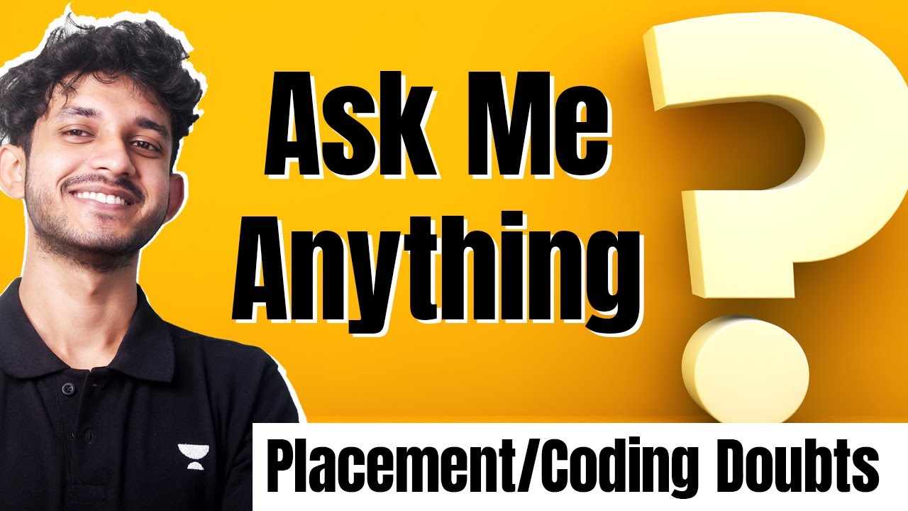 AMA Session with Sankho | Placement, Coding Doubts | Unacademy Grow ...