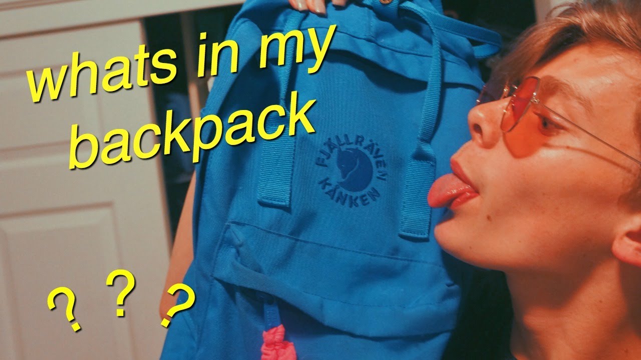WHATS IN MY BACKPACK?? - YouTube