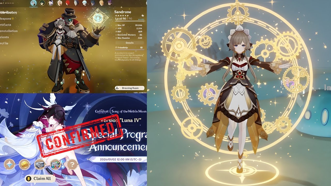 6.3 LIVESTREAM & SANDRONE GAMEPLAY NEW RECENT UPDATES! | GENSHIN IMPACT ...