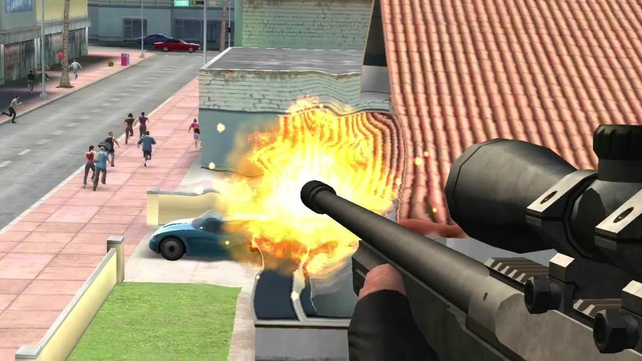 😯 Sniper 3d gun shooting game - Destroy bomber drones | Sniper shooting ...
