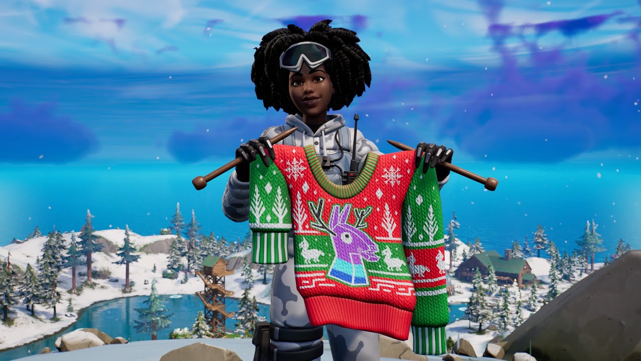 Fortnite Snow Stealth Slone Skin Review - YouTube
