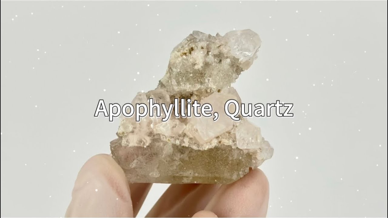 Chinese mineral specimen: Apophyllite, Quartz from Huanggangliang ...