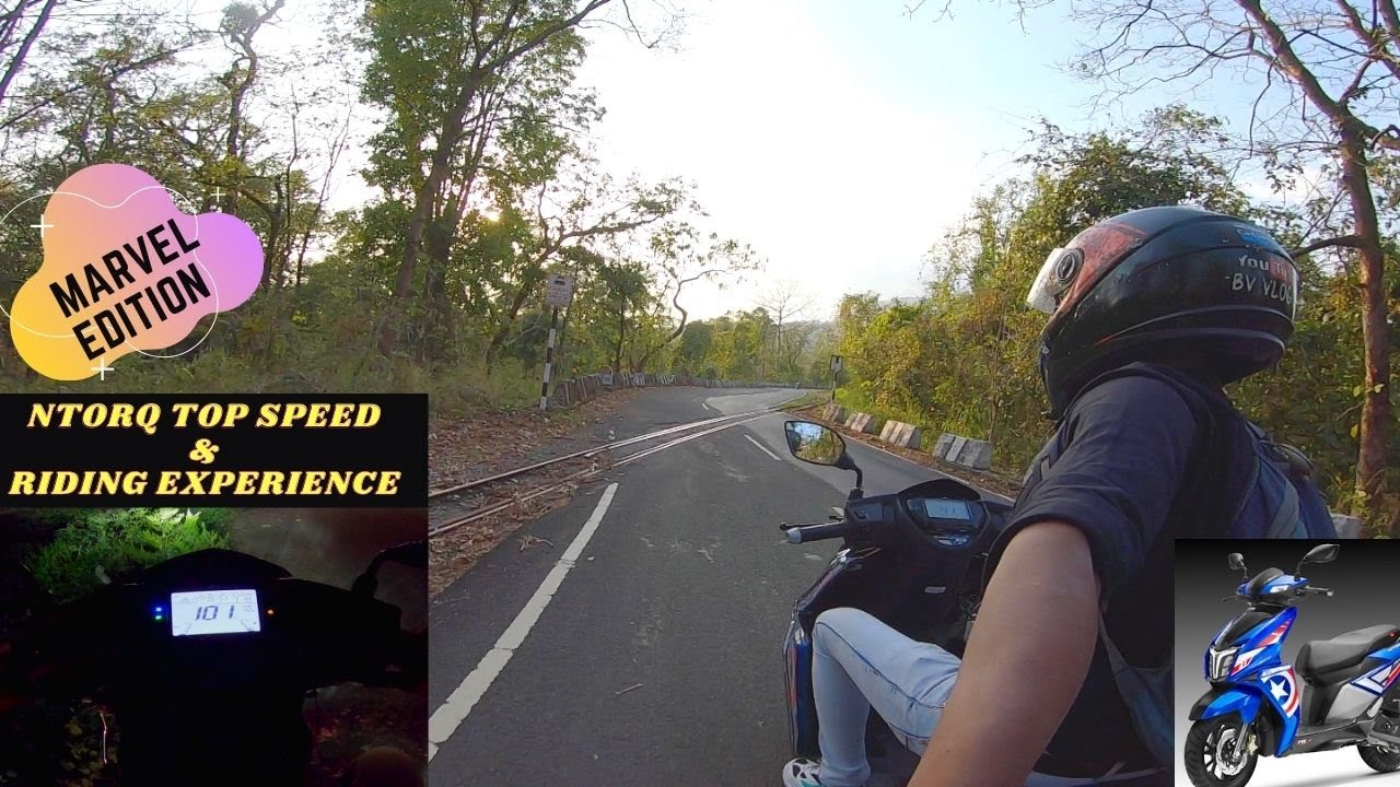 NTORQ 125CC BS6 MOUNTAIN RIDE REVIEW AND ALMOST TOP SPEED OF NTORQ ...