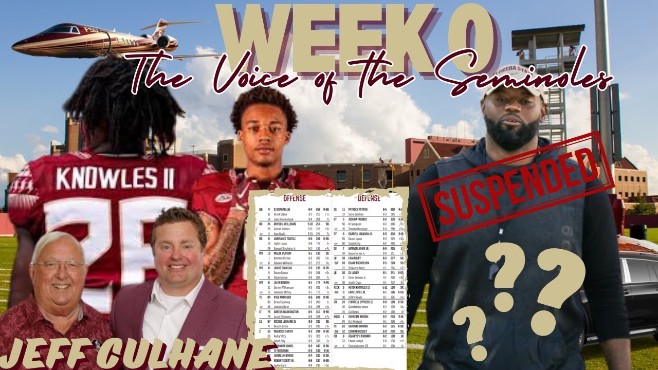 FSU Football | BOOM! Depth Chart Drops, Alex Atkins Suspended For GT ...