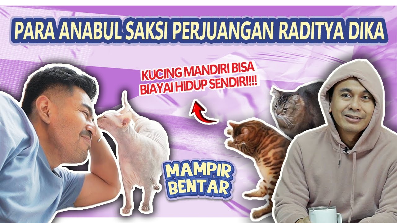ROBBY PURBA PENGEN PUNYA KUCING RADITYA DIKA - MAMPIR BENTAR - YouTube