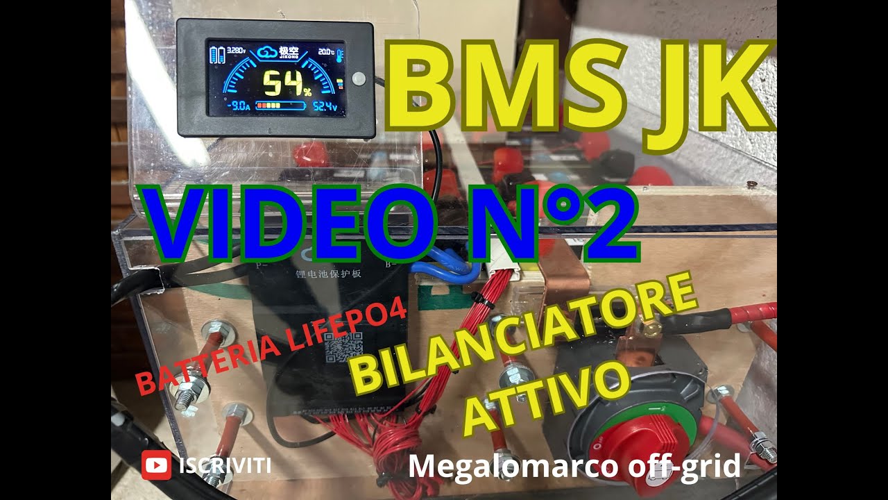 BMS Jk fotovoltaico off-grid - YouTube