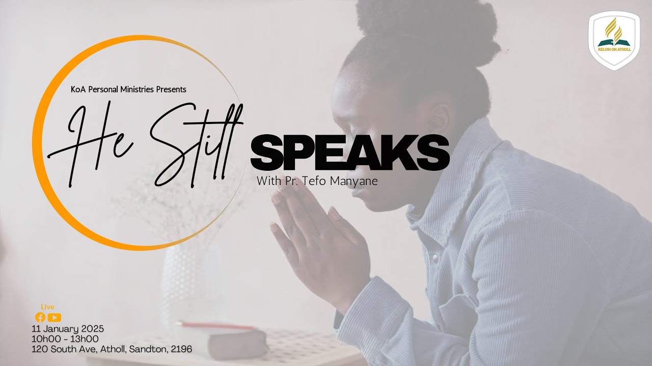 KoA Worship Experience - He Still Speaks with Pr. Tefo Manyane - YouTube