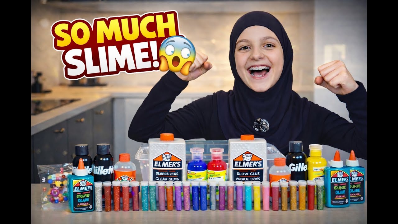 SO MUCH SLIME! 😱 Making Colorful Slime - YouTube