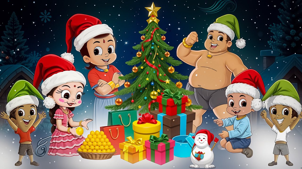 Chhota Bheem - Christmas Party with Friends | Holiday Fun Begins ...