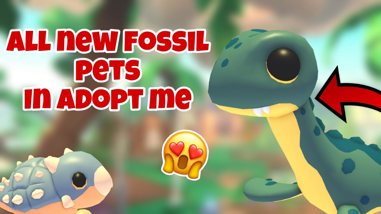 All New fossil isle pets Revealed 🤫🤩 *OMG* (adopt me) - YouTube