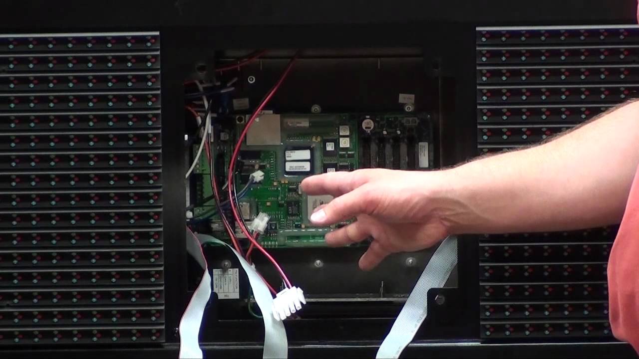 How to Replace a Daktronics Electronic Message Center Controller - YouTube