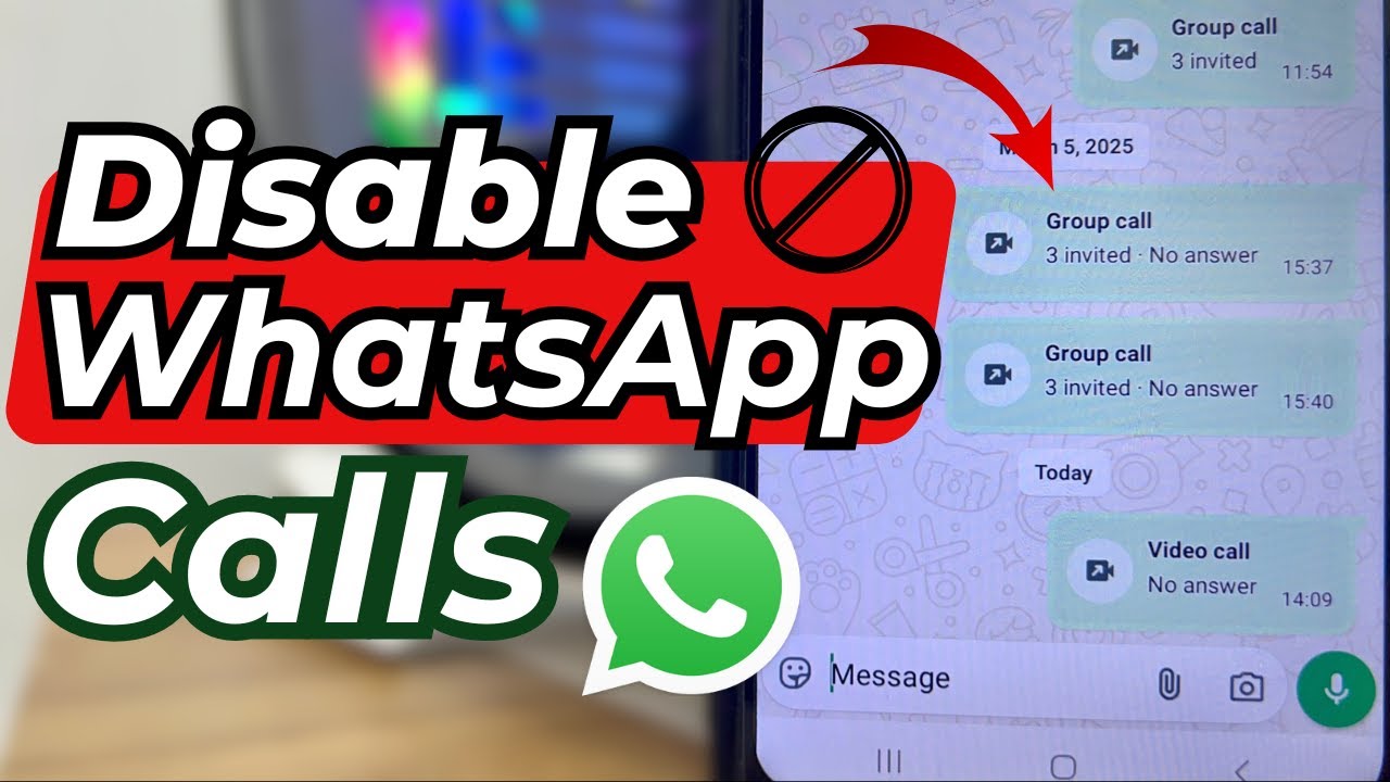 How to Disable WhatsApp Calls || Turn Off WhatsApp Calls - YouTube