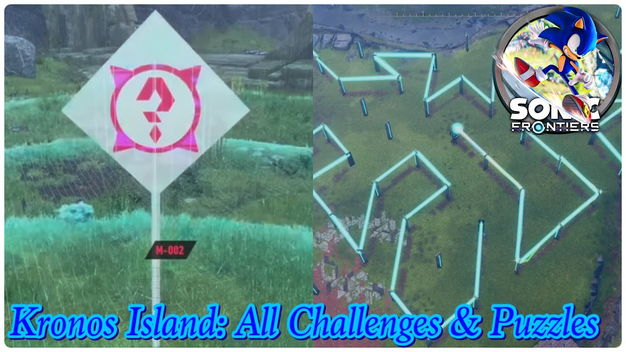 SONIC FRONTIERS - Kronos Island: All Challenges & Puzzles - YouTube