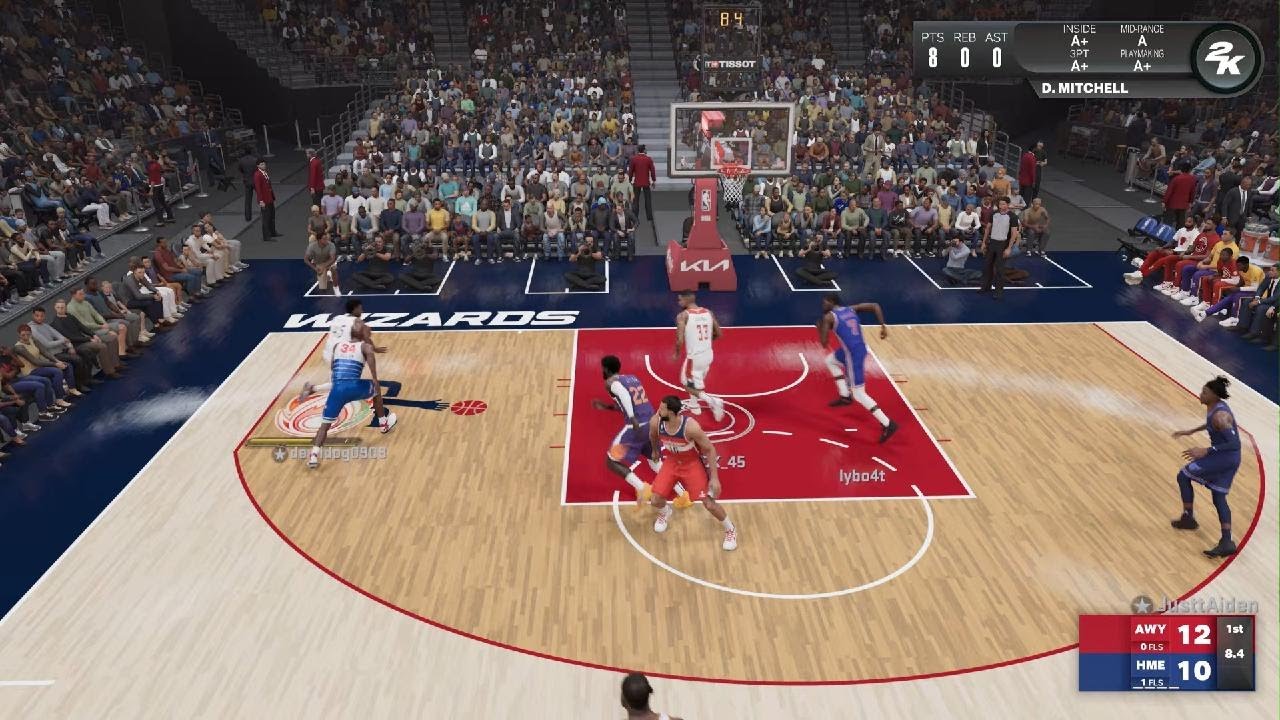 NBA 2K23 crazy dunk in player control #shorts - YouTube
