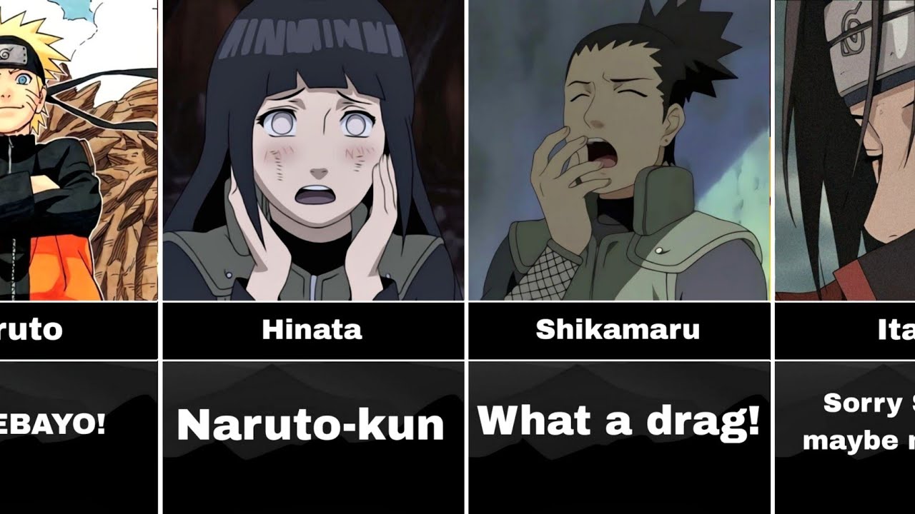 Favorite Phrases of Naruto/Boruto Characters - YouTube