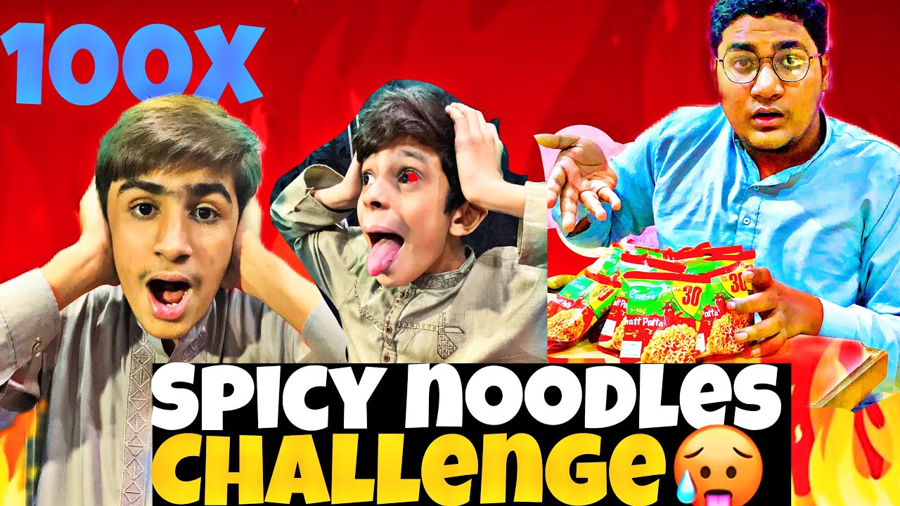 spicy noodles challenge🥵 with my cousin||kon jeeta ?? - YouTube