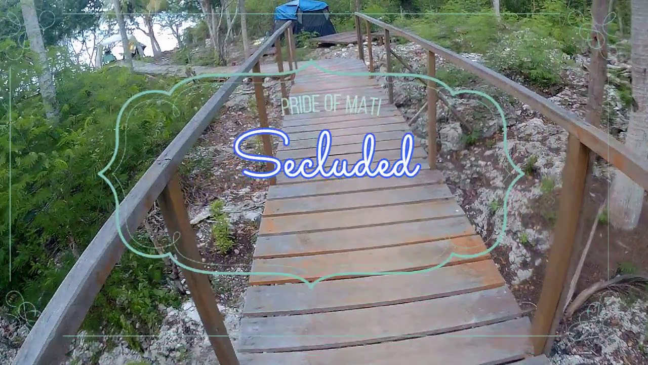 mati city, secluded beach camp - YouTube