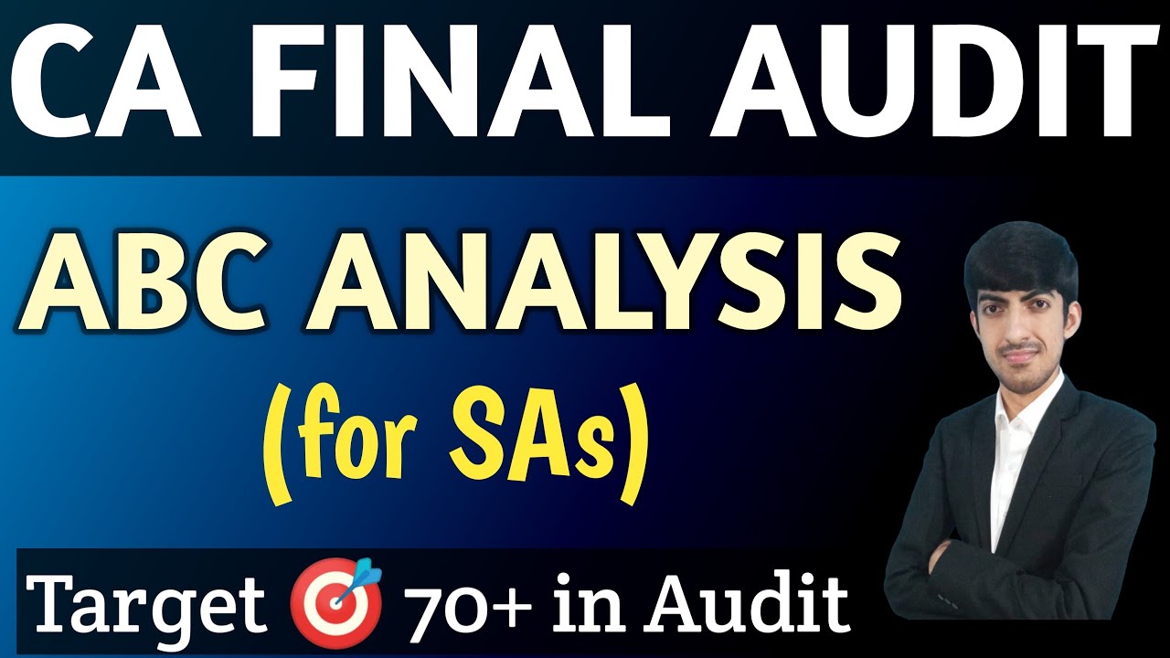ABC Analysis & Important Questions for CA Final Audit Nov 2024 I CA Final Audit November 2024 ...
