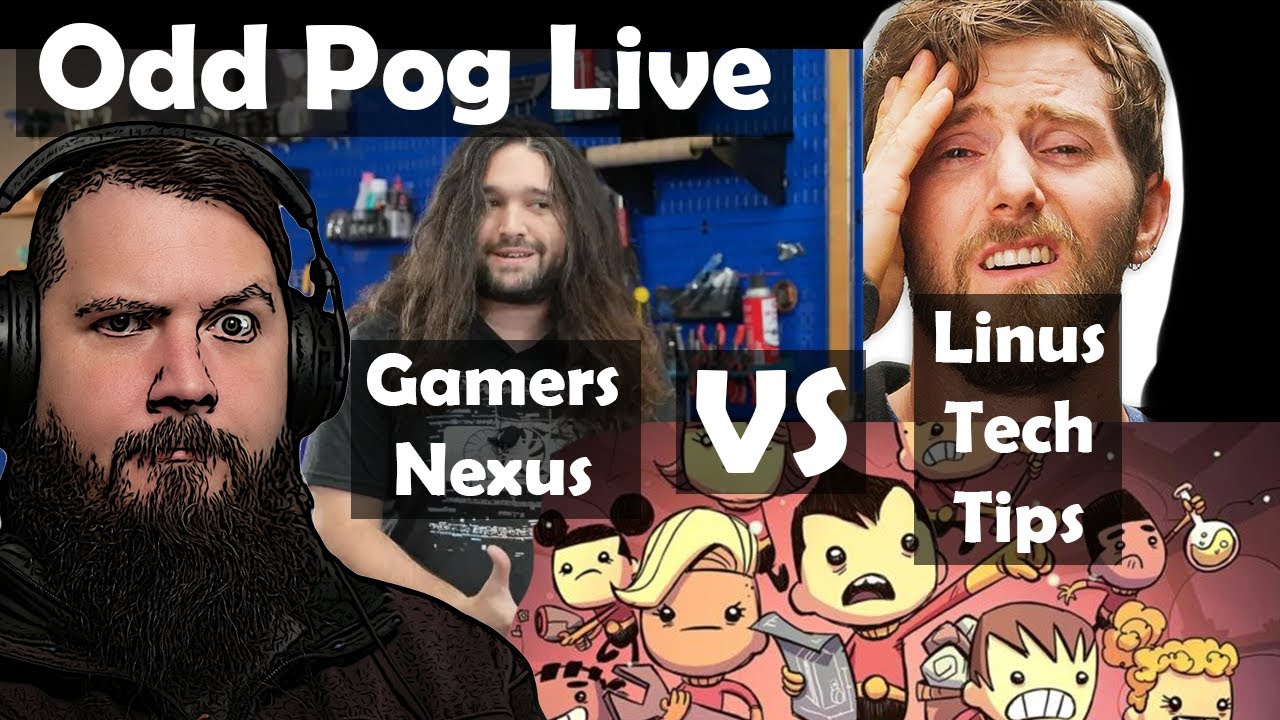 Gamers Nexus VS Linus Tech Tips - Odd Pog Live Show - YouTube