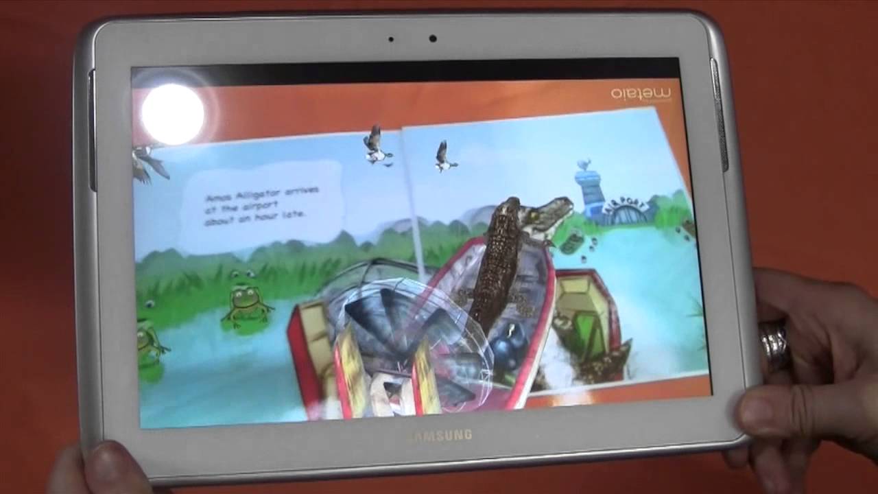 Amos Alligator AR Storybook Sneak Peek - YouTube