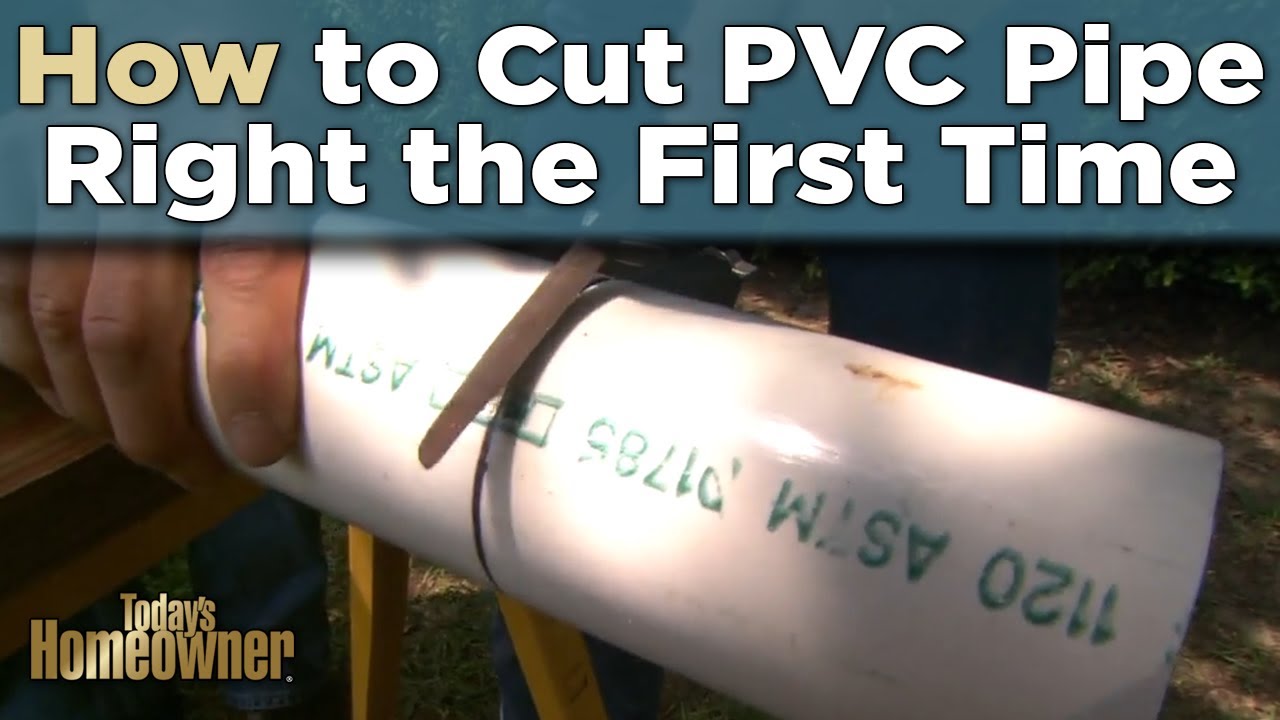 How to Cut PVC Pipe Right the First Time | Simple Solution!! - YouTube