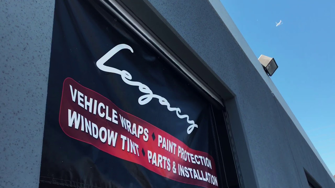 Wrap Legacy - Nissan Maxima gloss black roof wrap - YouTube