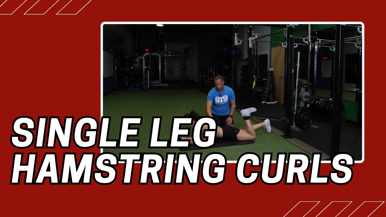 Single Leg Hamstring Curls | Cable Machine Exercise - YouTube