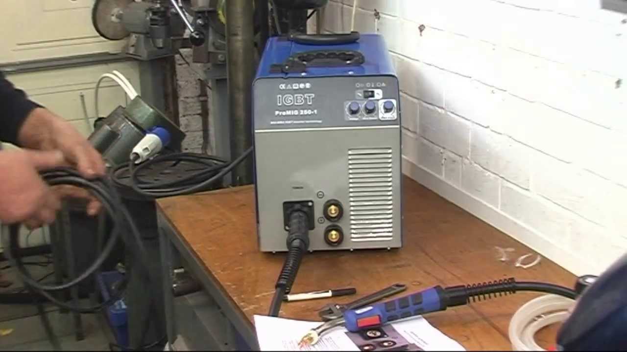 R-Tech Pro-MIG250-1 MIG Welder Part Two - YouTube