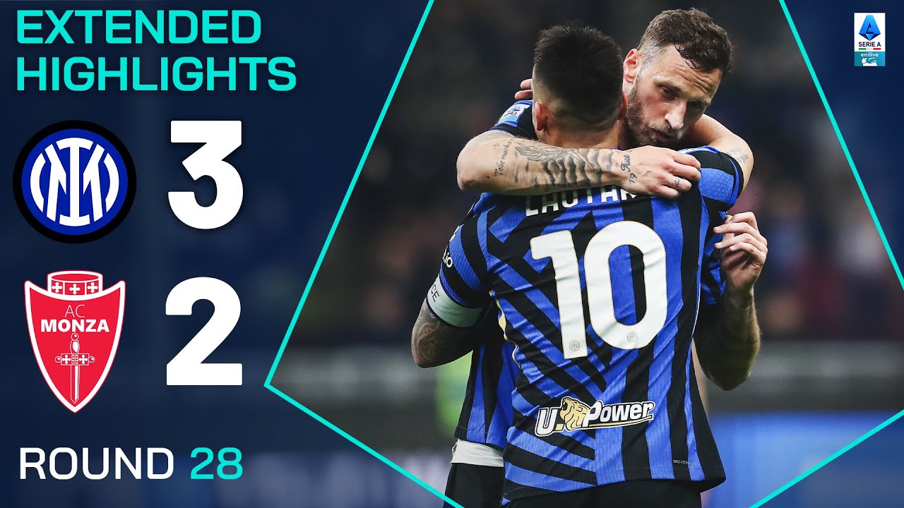 INTER-MONZA 3-2 | EXTENDED HIGHLIGHTS | SERIE A 2024/25 - YouTube