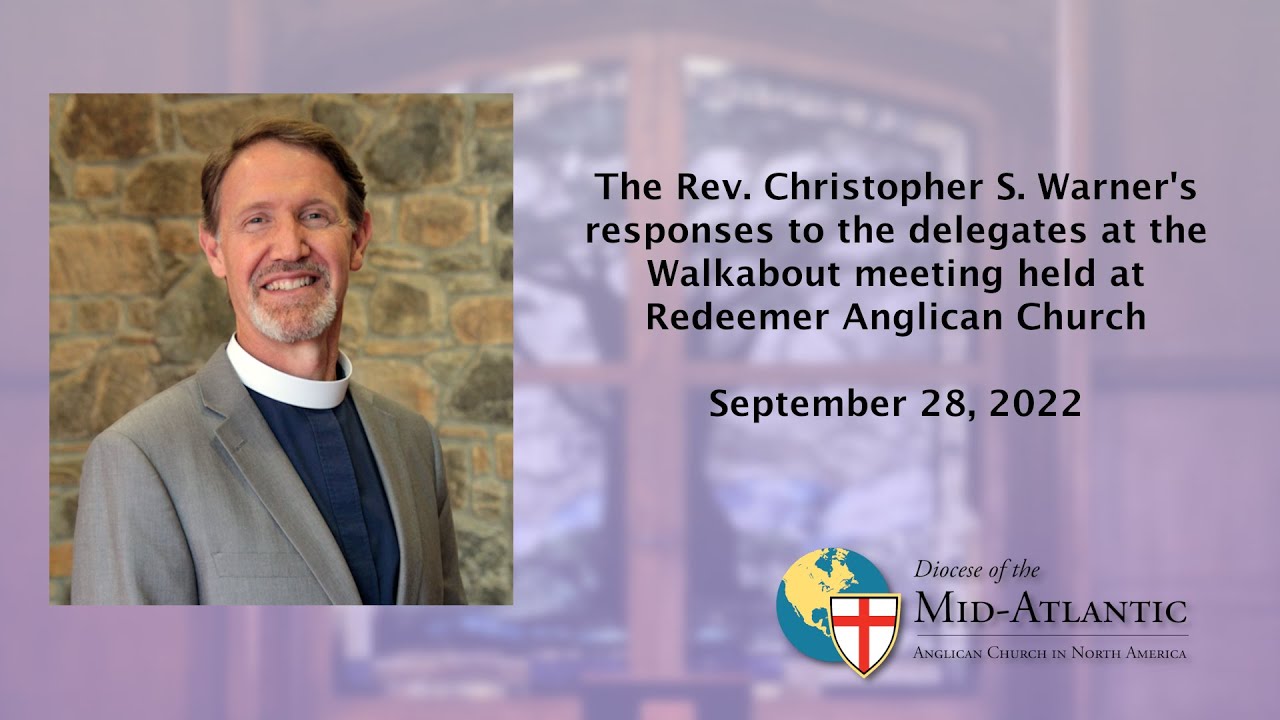 The Rev. Christopher S. Warner at Redeemer - YouTube
