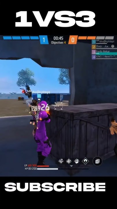 I bet you can't do this || 1v3 wait for end || #freefire #howtohandle1vs4situationinfreefire ...