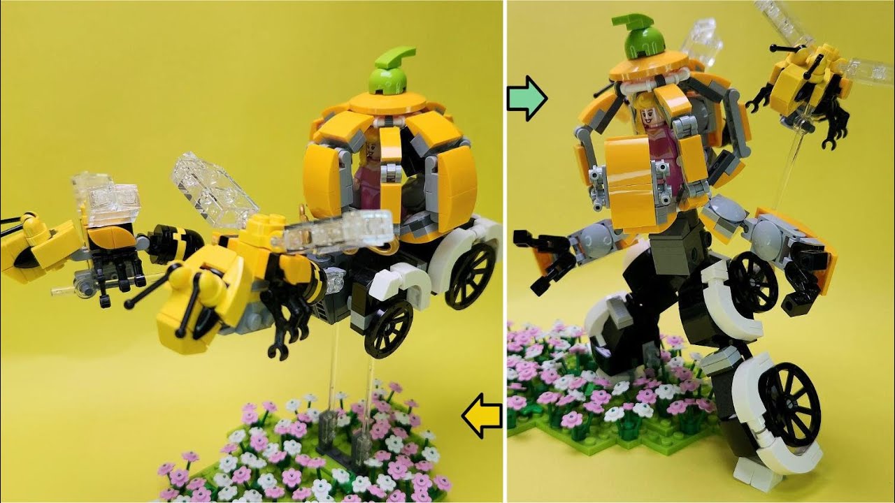 Lego Pumpkin Carriage Transformer Robot / 레고 호박 마차 변신 로봇 - YouTube