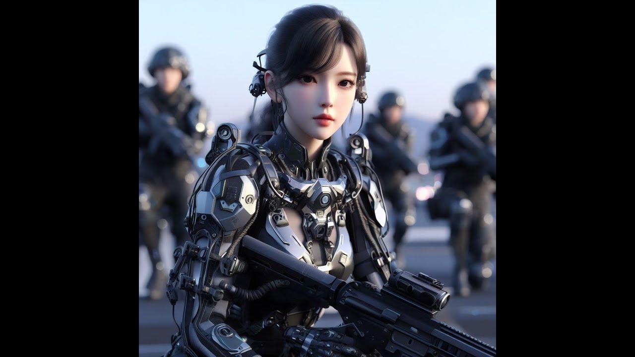 Future K female military concept lookbook Part1 - YouTube