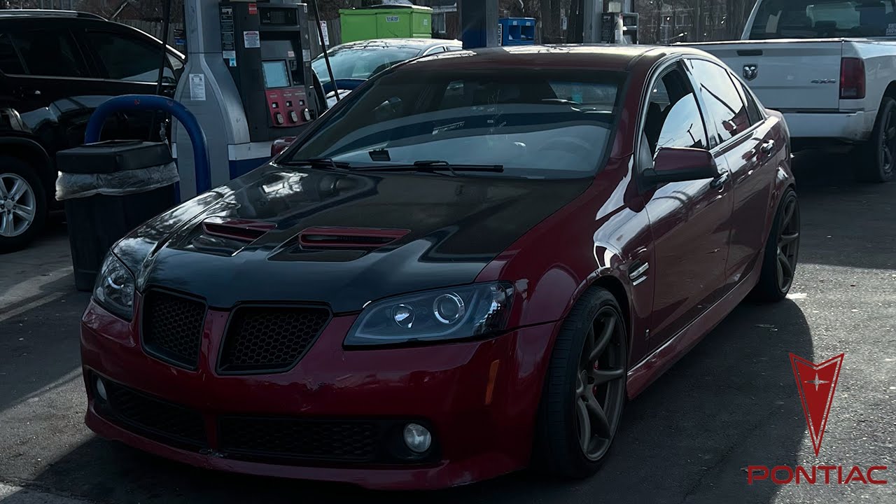 SLIDING IN THE RAIN IN MY PONTIAC G8 GT‼️/MAINTENANCE ON THE THE G8 ...
