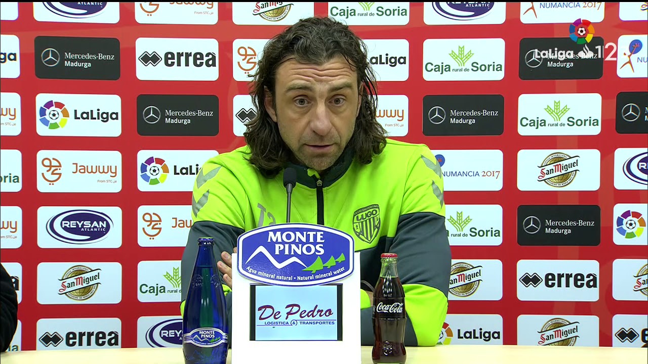 Rueda de prensa de Jaime Ramos Hernández tras el CD Numancia vs CD Lugo ...