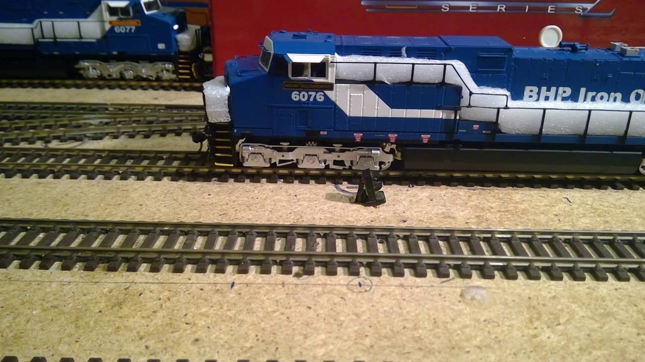 BROADWAY LIMITED (BHP GE AC6000) HO SCALE - YouTube