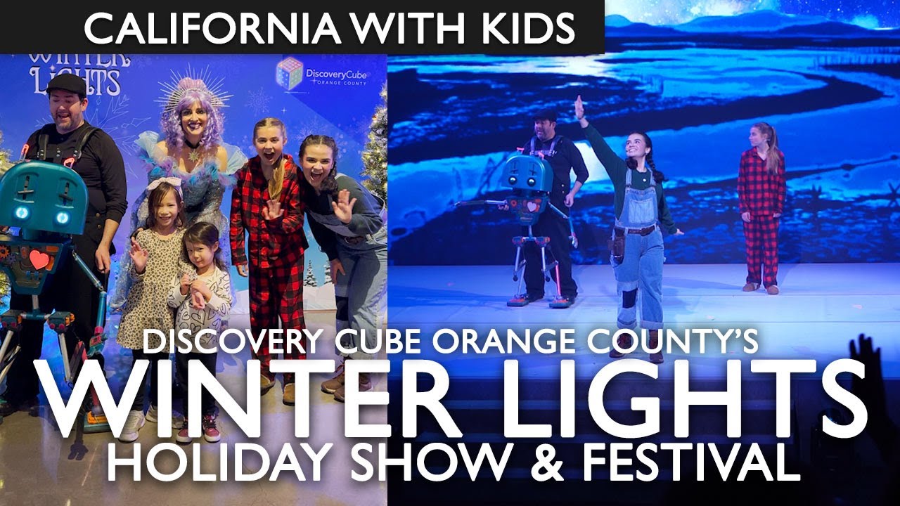 Winter Lights Holiday Show & Festival At Discovery Cube Orange County - YouTube