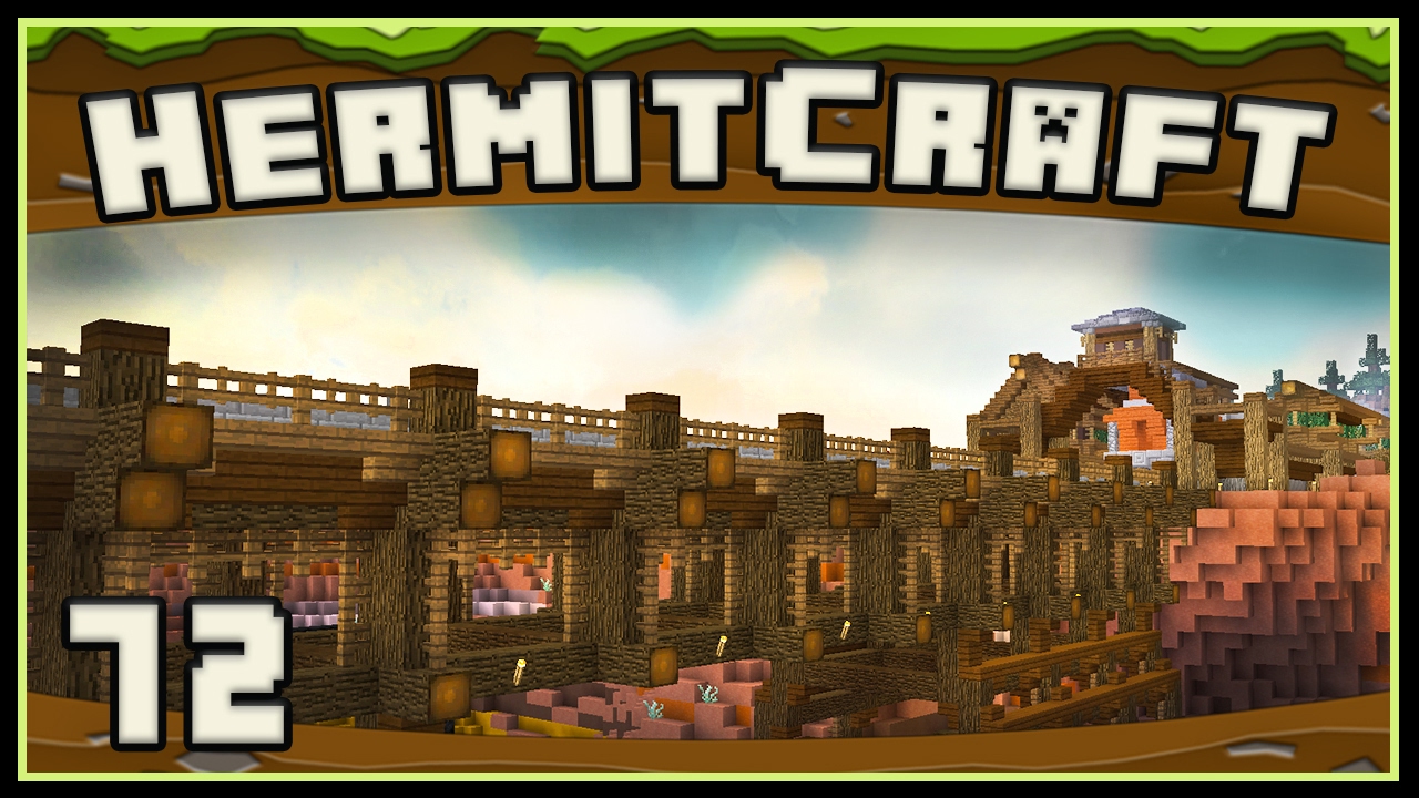 HermitCraft 4 - Minecraft: Huge Western Bridge Build! - YouTube