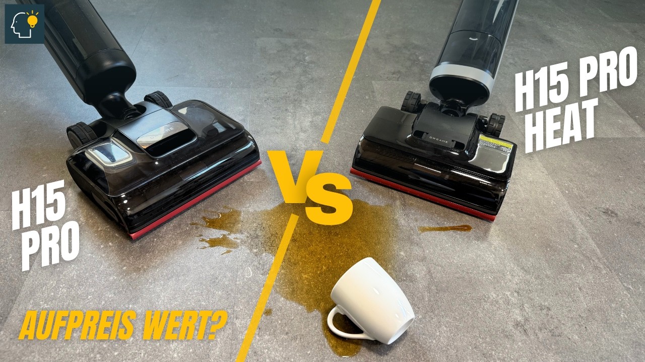 Dreame H15 Pro vs. H15 Pro Heat | Vergleich | Wer wischt besser? - YouTube