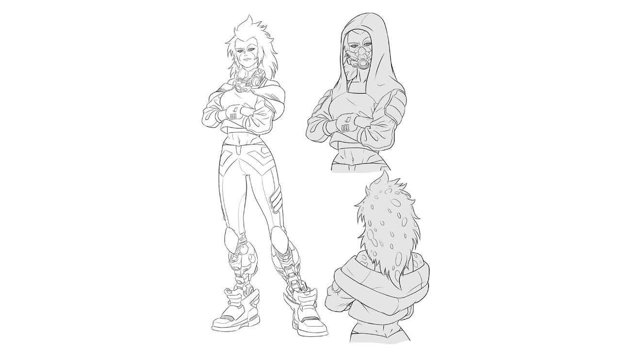 Cyberpunk Cheetara Design Timelapse - YouTube