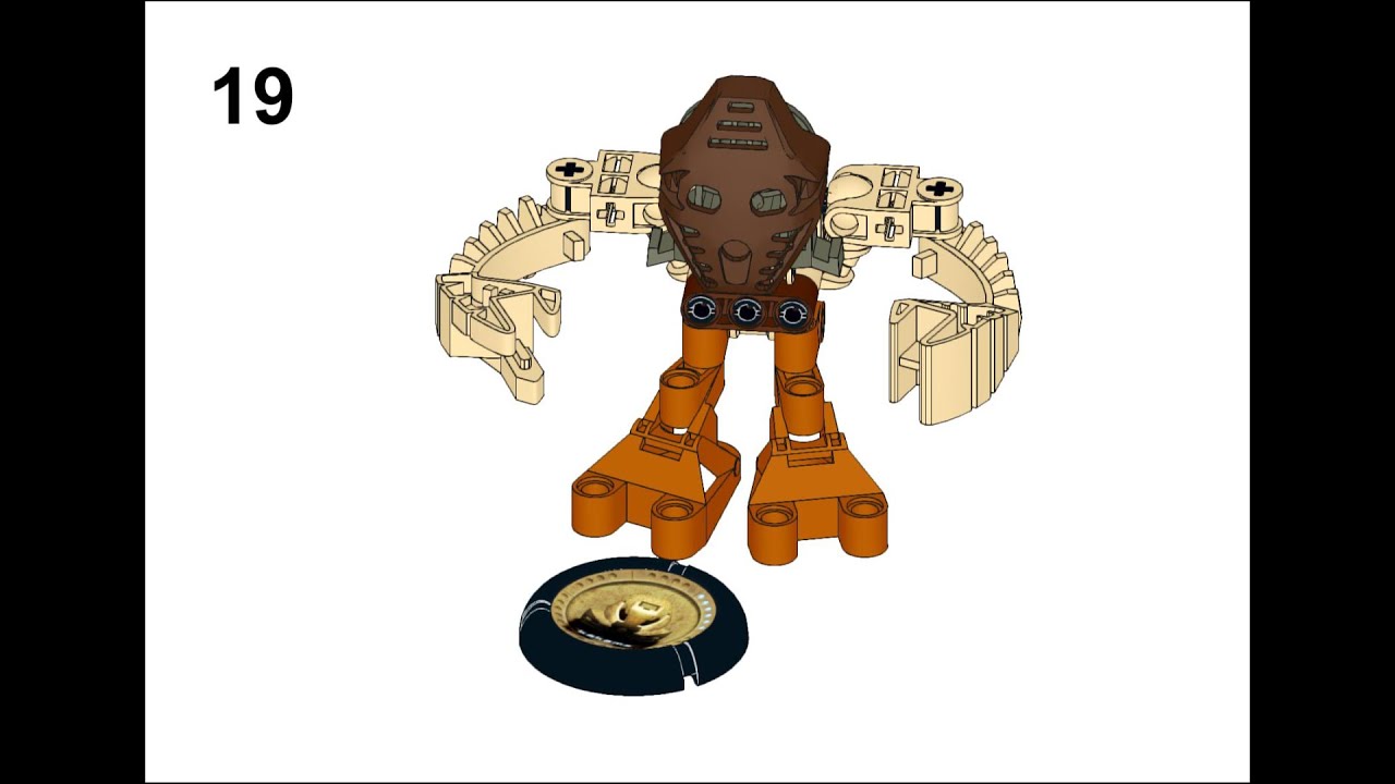 Lego Bionicle Moc Instructions Matoran Epena - YouTube