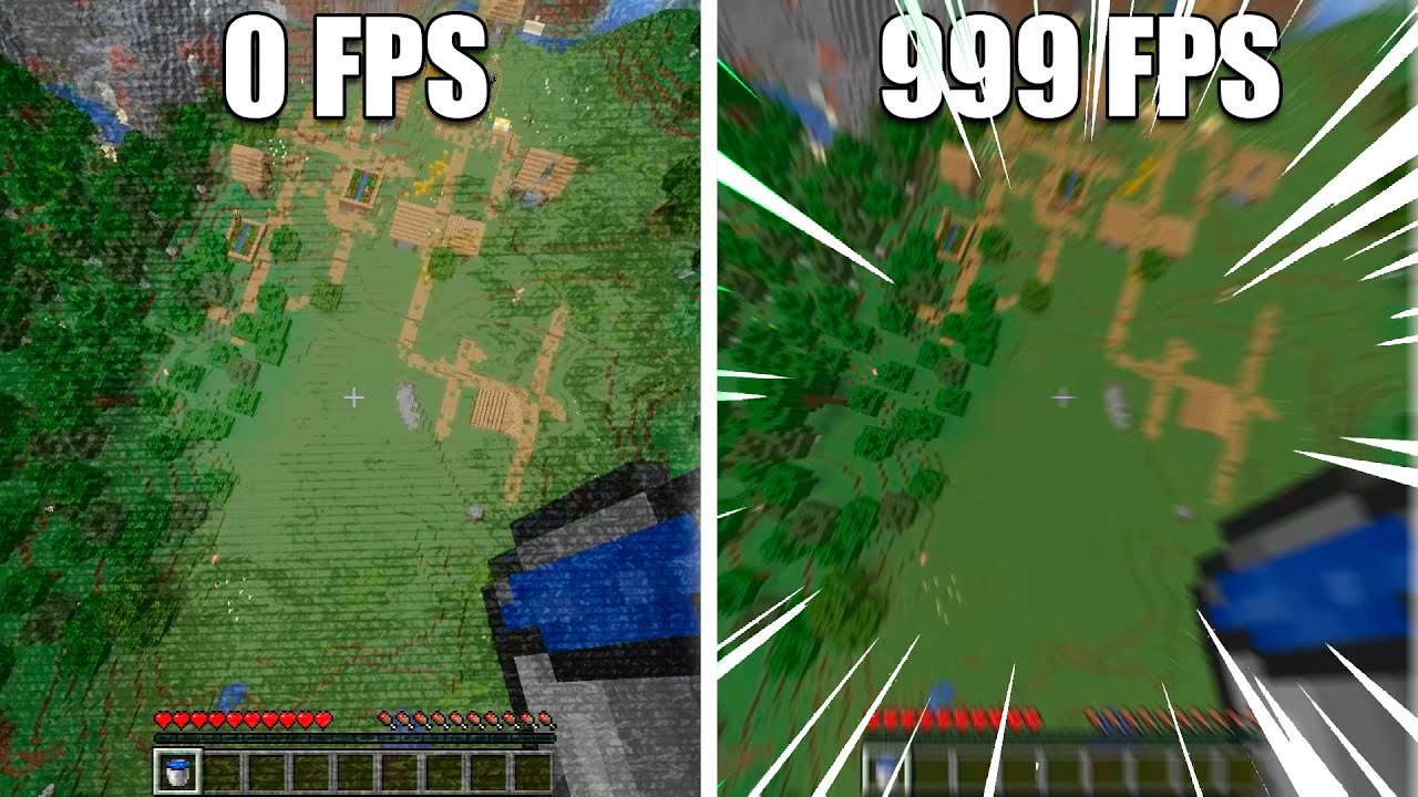 mlg water bucket fps 0 vs fps 999 - YouTube
